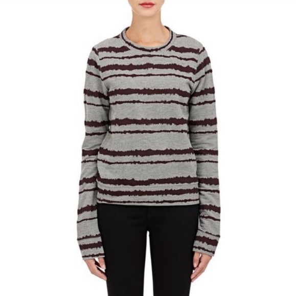 A.L.C. | Sweaters | Alc Conlo Gray And Wine Color Sweater In Low ...